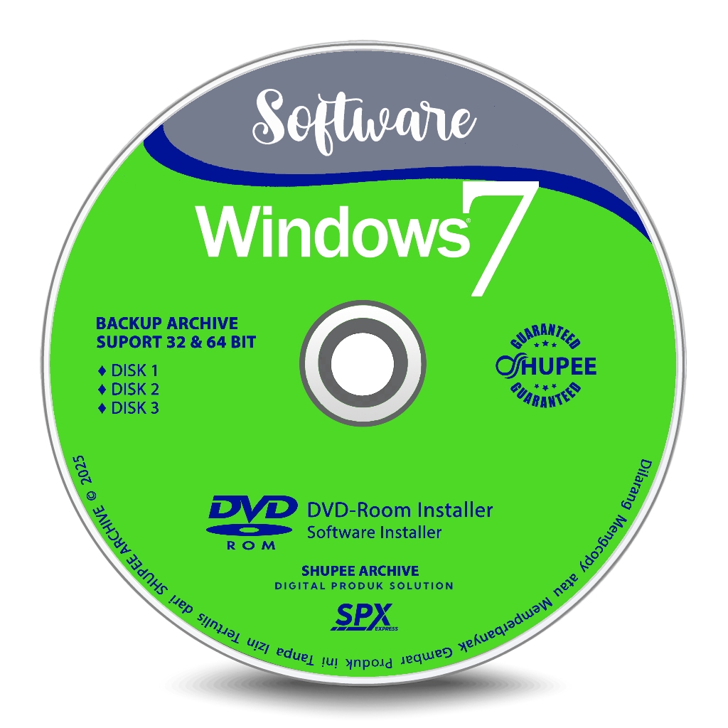 Jual CD/DVD Software Archive Windows® 7 BakUp | Shopee Indonesia