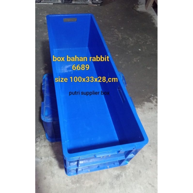 Jual box Container bahan Rabbit size 100x33x28,cm 1 paket isi 2 box ...