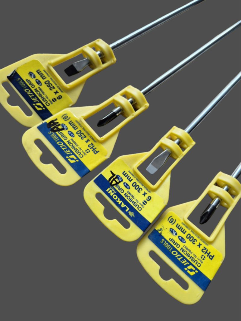 Jual LAKONI PRO JETJO TOOLS OBENG GAGANG KARET OBENG PLUS (+) MIN ...