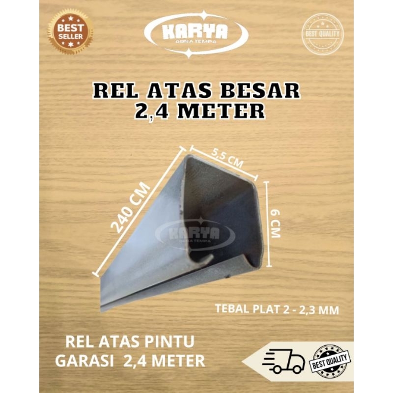 Jual Rel atas Henderson besar ukuran 240 Cm | reel atas ukuran 2,4 ...