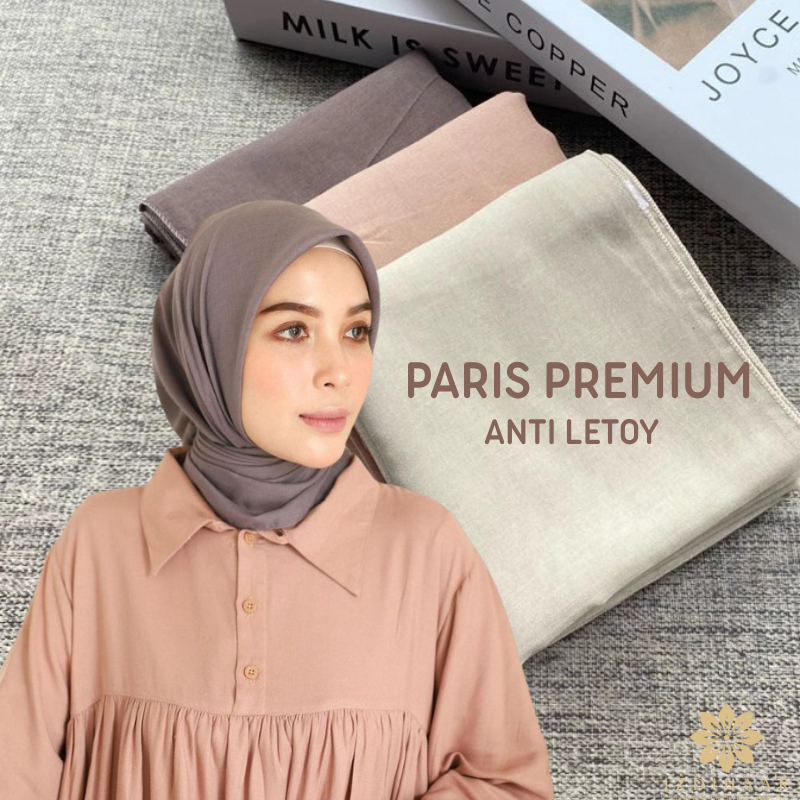 Jual Hijab Segiempat Paris Premium Polos | Daily Hijab Jilbab Paris Voal | Kerudung Segi Empat ...