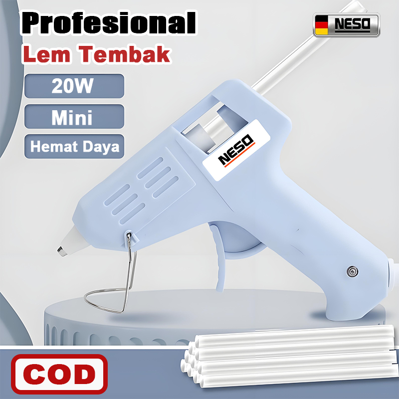 Jual NESO Tembak Glue Gun Lem 20Watt（COD）7mm Pencairan Lem Stabil Alat ...