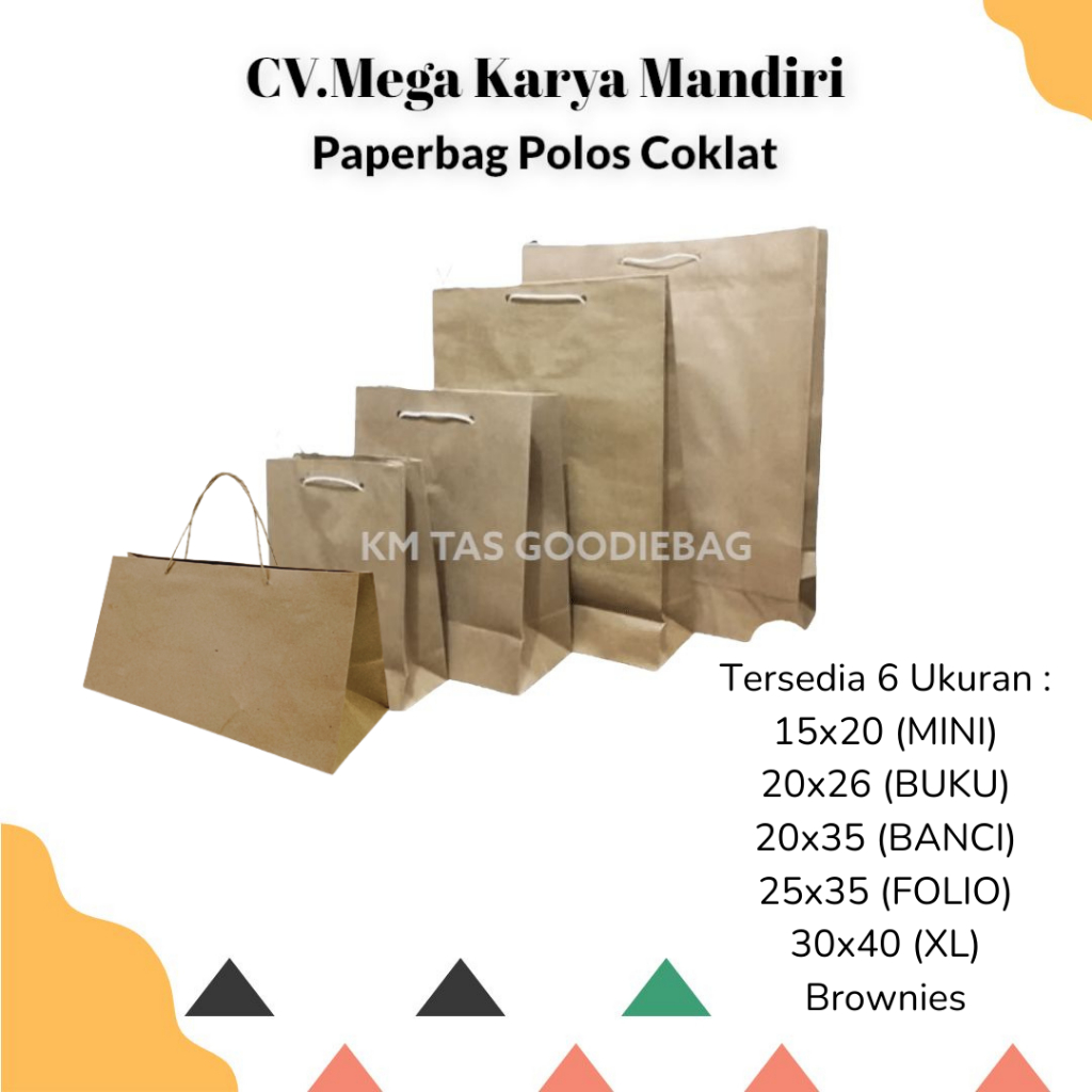 Jual Paper Bag Polos 20x24 Isi 12pcs/ Pb buku polos | Shopee Indonesia
