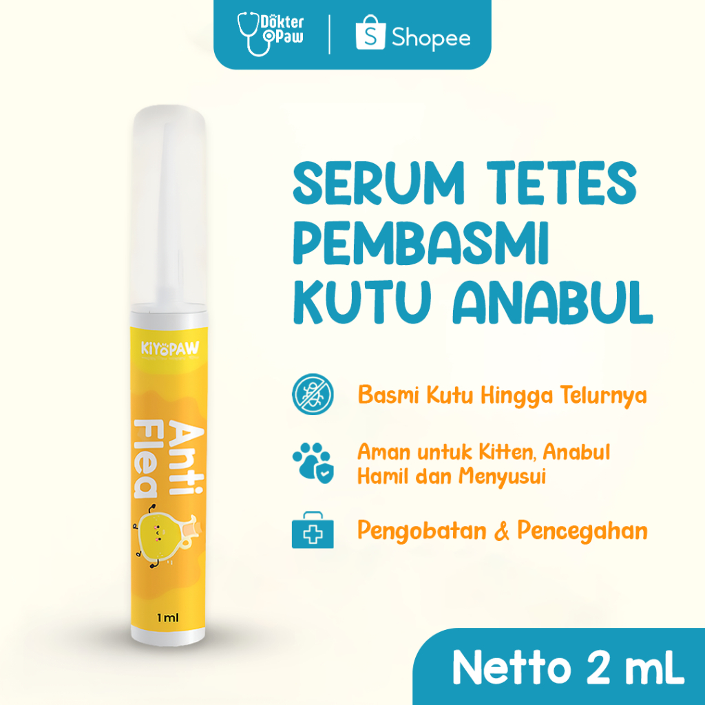 Jual KIYOPAW Serum Tetes Kutu Anjing Kucing 2 Ml | Obat Penghilang ...
