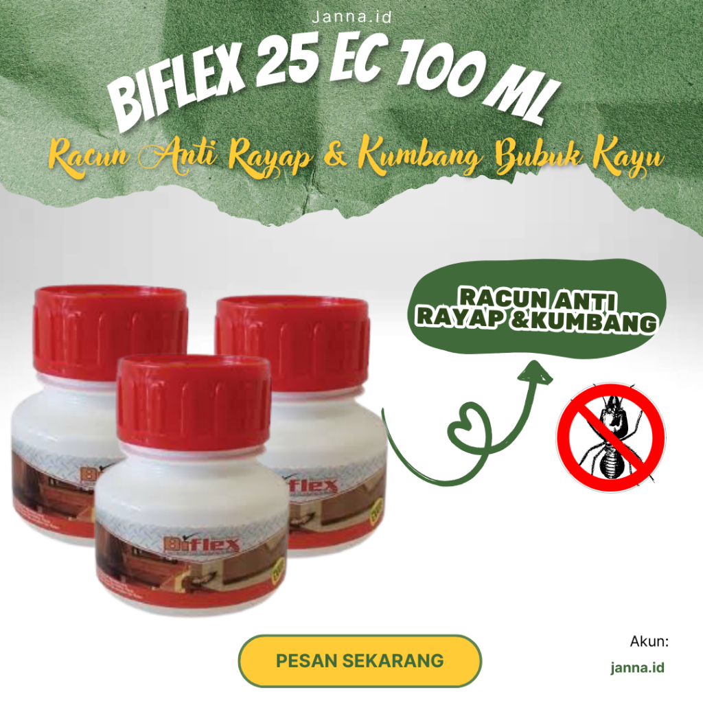Jual Biflex 25 EC 100ml Obat Rayap Obat Teter Kumbang Bubuk | Shopee Indonesia