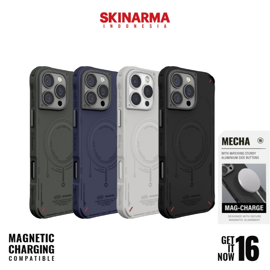 Jual Skinarma - MECHA - Case For iPhone 16 / Pro / Pro Max Casing ...