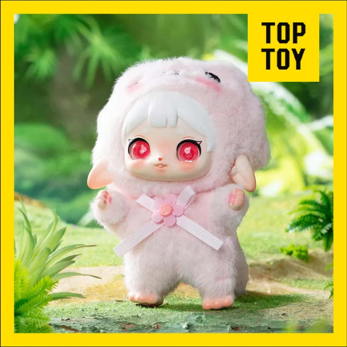 Jual TOP TOY x Ruby Happy Fluffy Series Vinyl Face Plush Blind Box Blind Box Boneka Gantungan ...