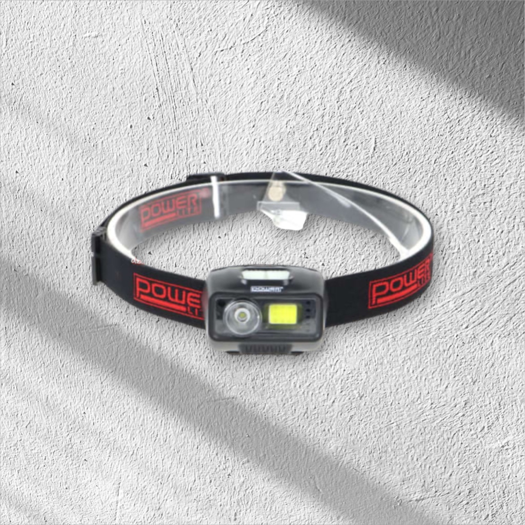 Jual Powerlite LED 500Lumens Headlamp Rechargeable Lampu Senter Kepala ...