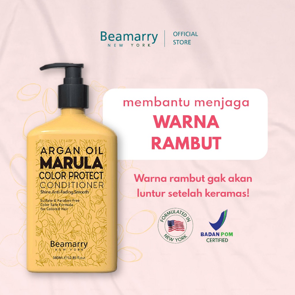 Jual Beamarry Newyork | Conditioner Argan Oil Marula Color Protect ...