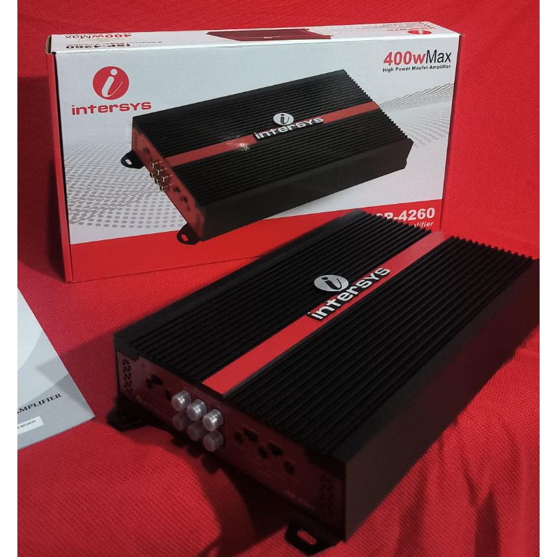 Jual Power Intersys ISP 4260.4 - 4 Chanel Power Intersys Original-yaafi car audio | Shopee Indonesia