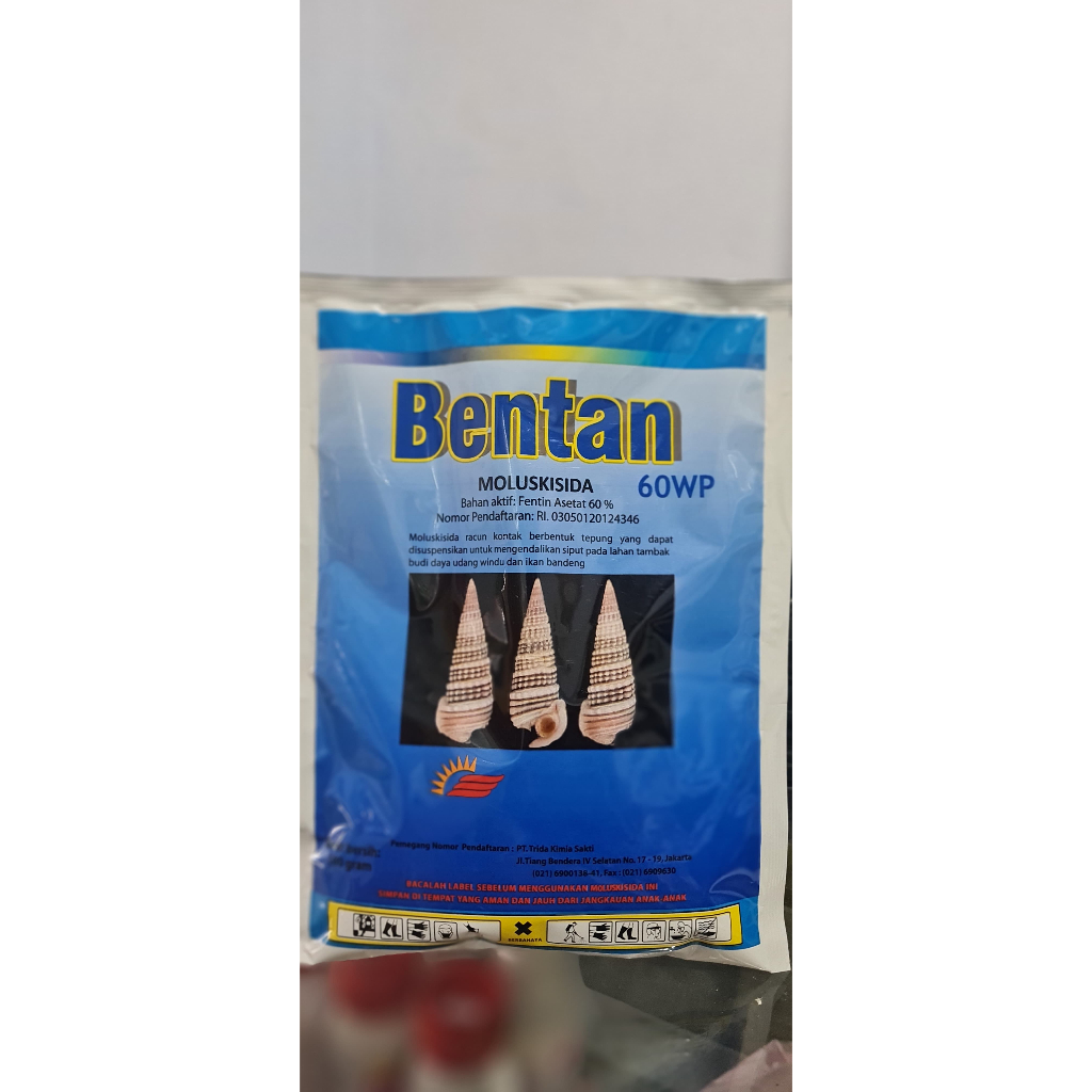 Jual Racun Keong Bentan 60 WP - 100 g untuk mengendalikan keong ...