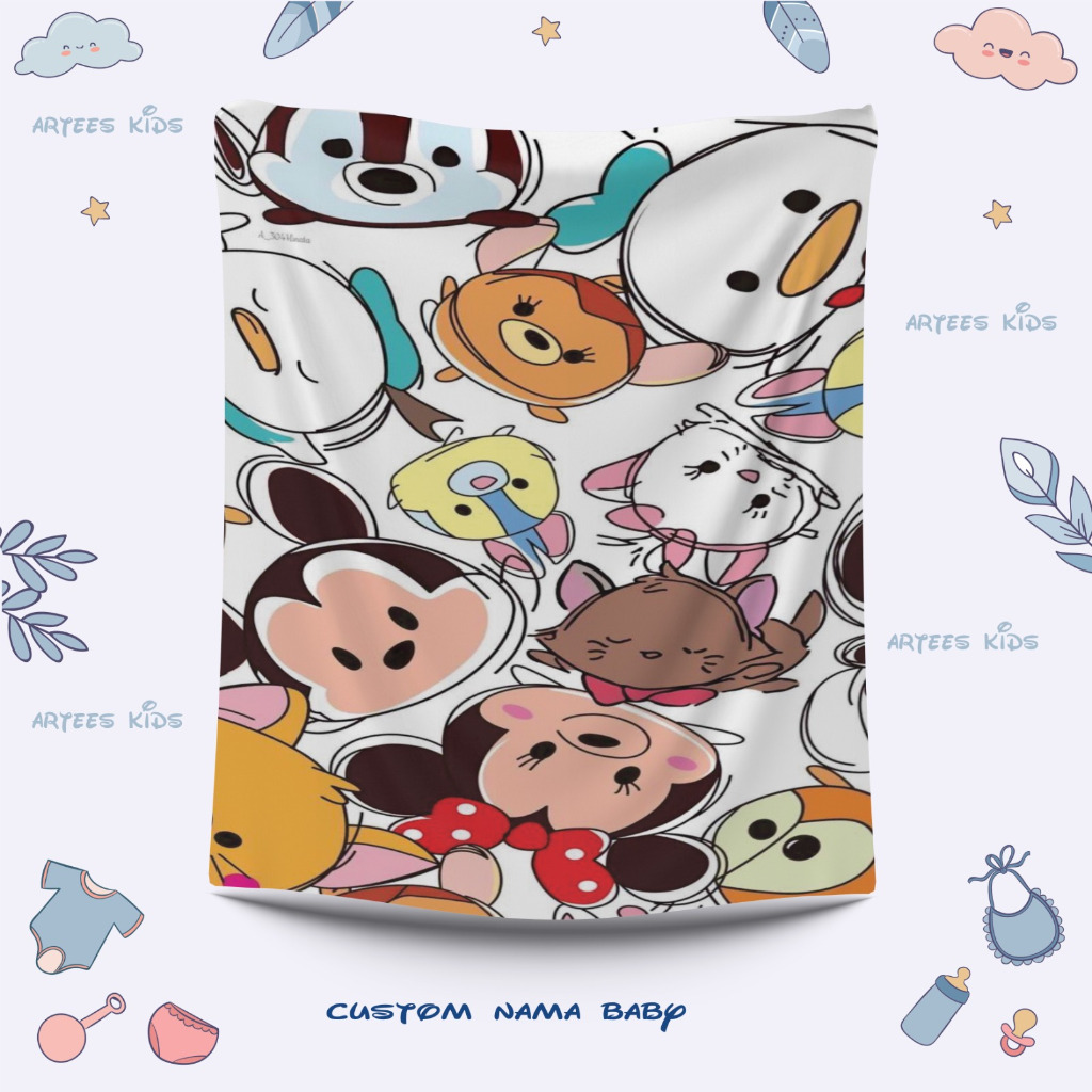 Jual SELIMUT KARAKTER CUSTOM KARTUN BISA UNTUK BAYI || BISA CUSTOM ...