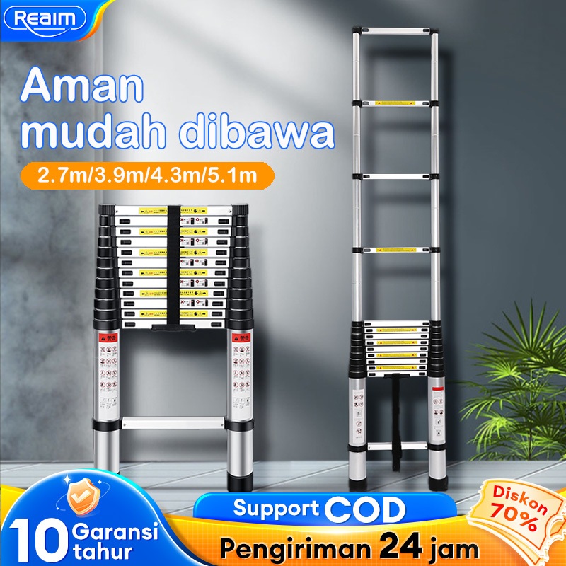 Jual Tangga Lipat Tangga Teleskopik tangga teleskopik Dikemas secara ...