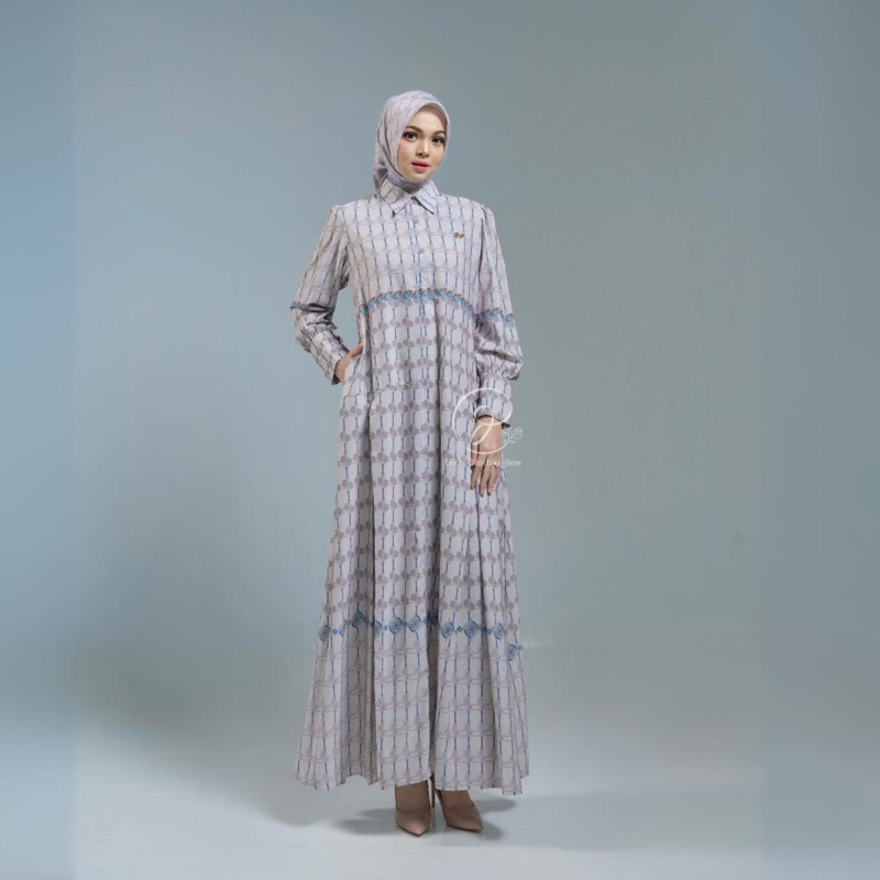 Jual DYN CLOTHINGLINE | GRACELLA DRESS | MONOGRAM SERIES | GAMIS MUSLIM ...