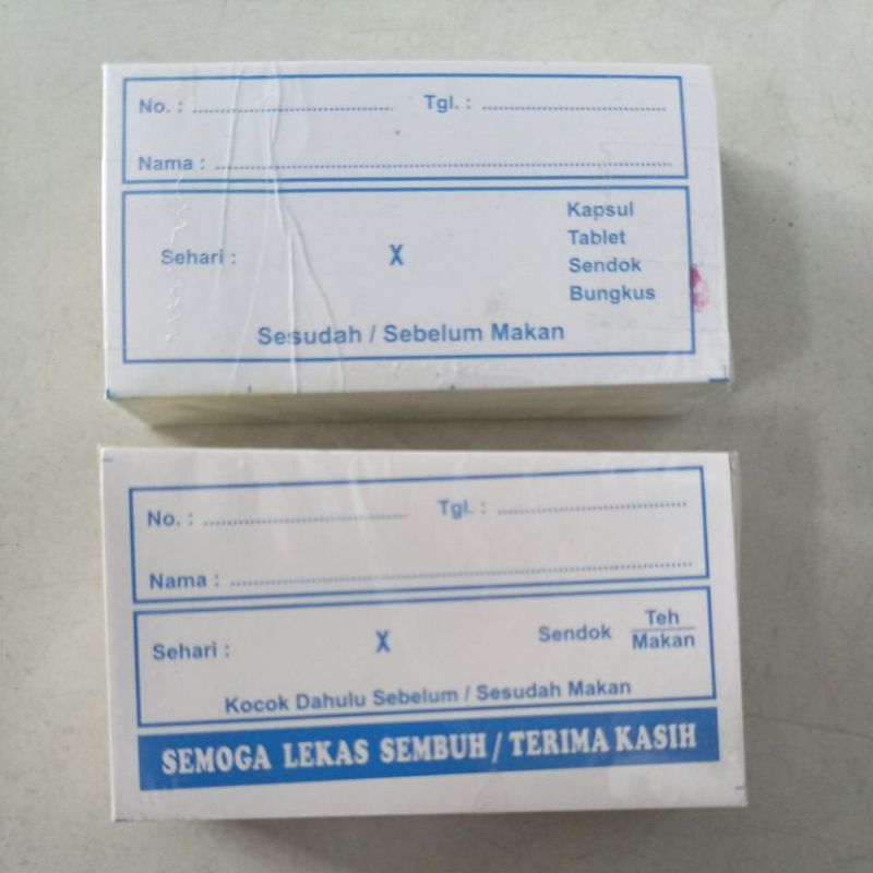 Jual stiker Label Obat | Shopee Indonesia
