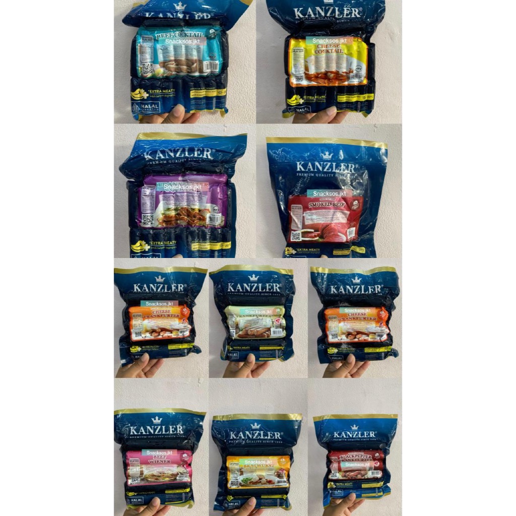 Jual KANZLER NUGGET SOSIS BLACKPEPPER GARLIC CHEESE FRANKFURTER ...