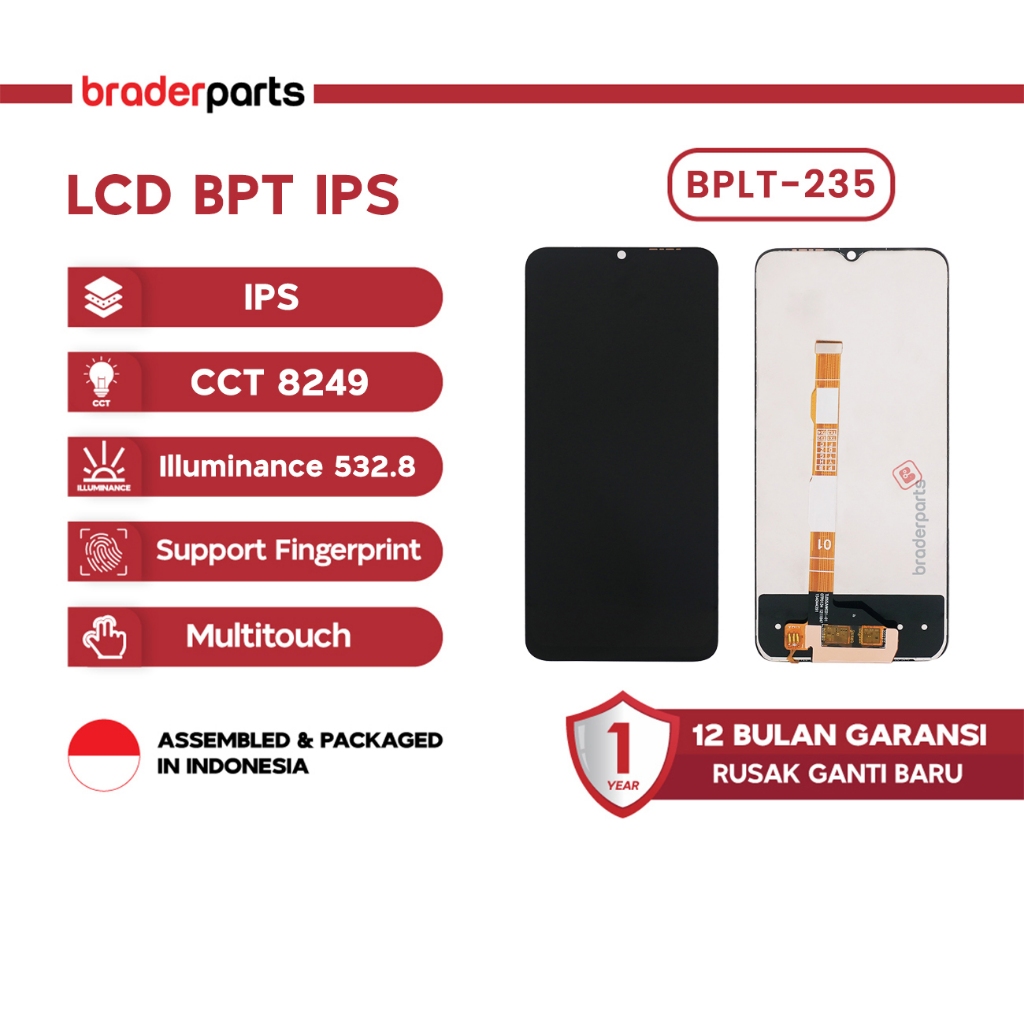 Jual BraderParts Layar LCD VV Y22 | Y22S 2022 | Y17S BPLT-G01-000235 | Shopee Indonesia