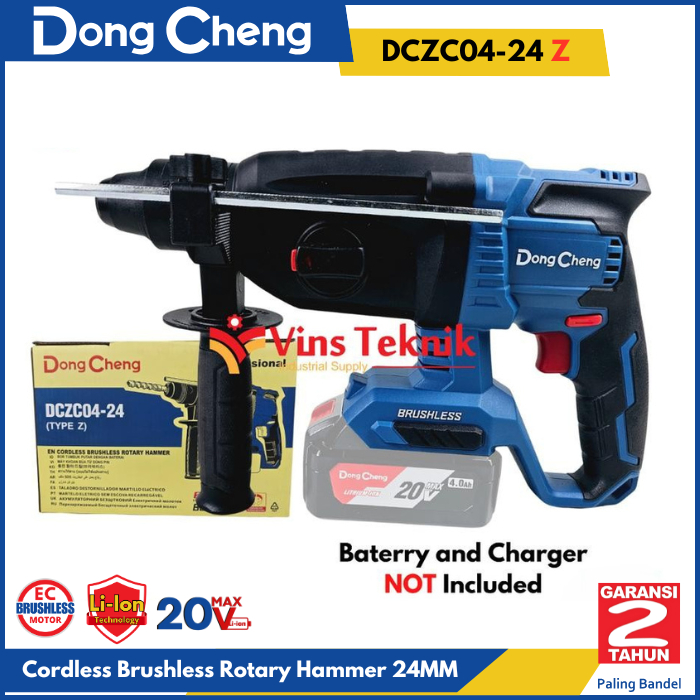 Jual Mesin Bor Beton DongCheng DCZC04-24Z Cordless Brushless Rotary ...