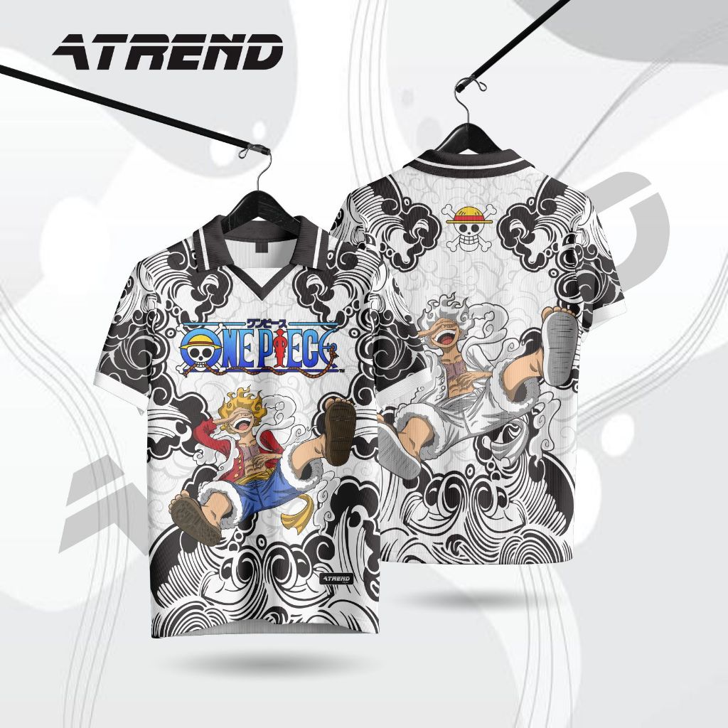 Jual ATREND AT095 BAJU JERSEY / RETRO ONEPIECE LUFFY GEAR 5 SPESIAL ...