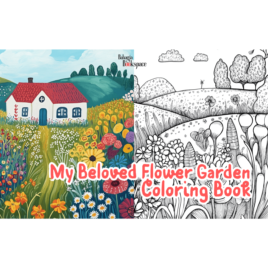 Jual My Beloved Flower Garden Coloring Book | Shopee Indonesia