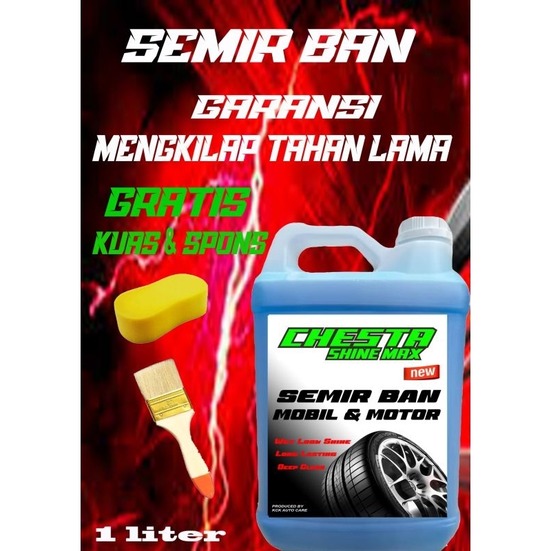 Jual Semir ban mobil motor 1 liter STD | Shopee Indonesia