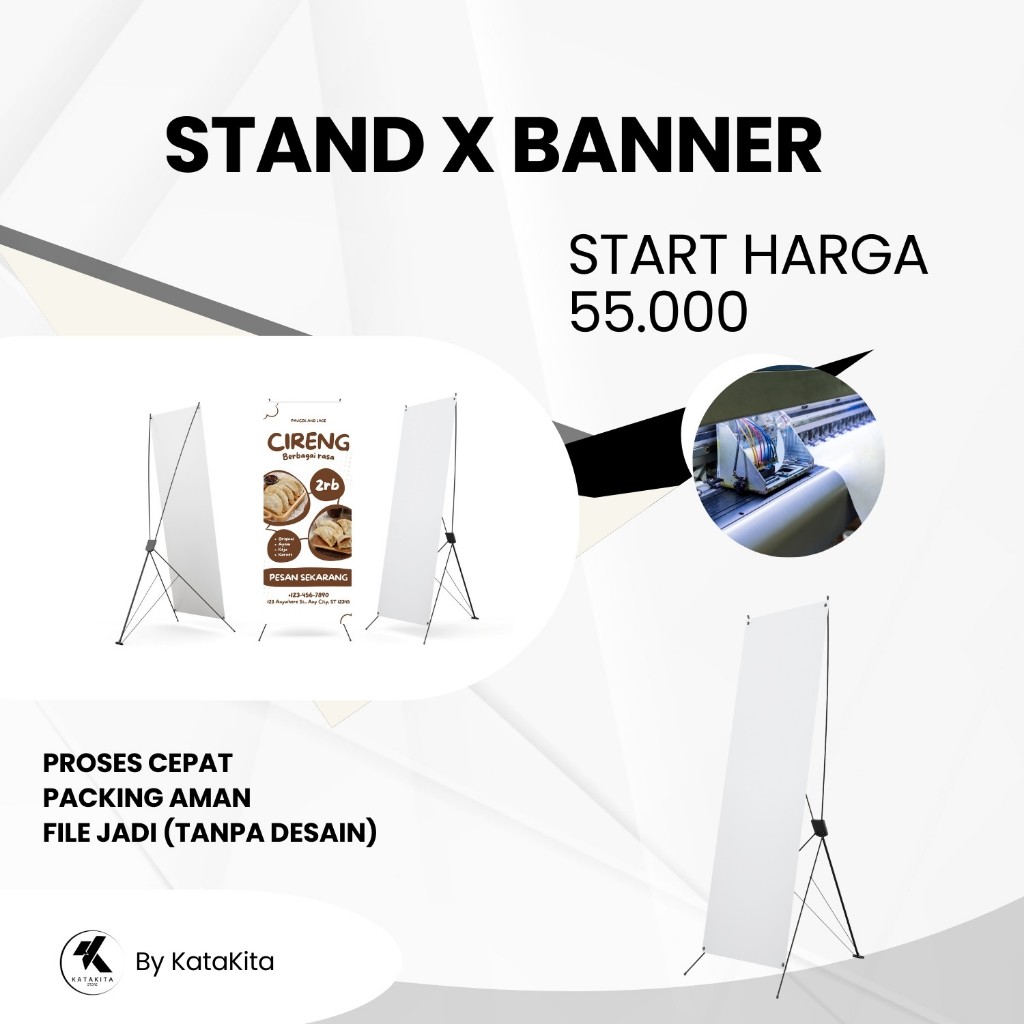 Jual STAND X BANNER 60 X 160 PREMIUM | Shopee Indonesia