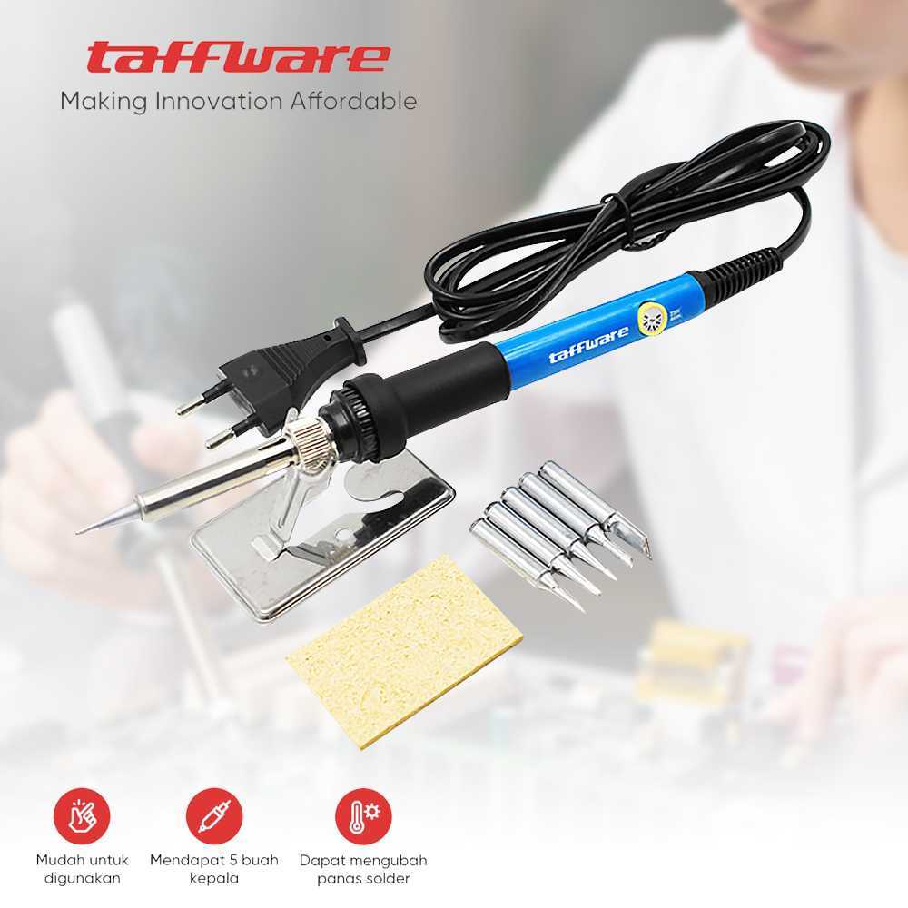 Jual Taffware Solder Listrik Set Lengkap! Soldering Iron Kit Electric ...