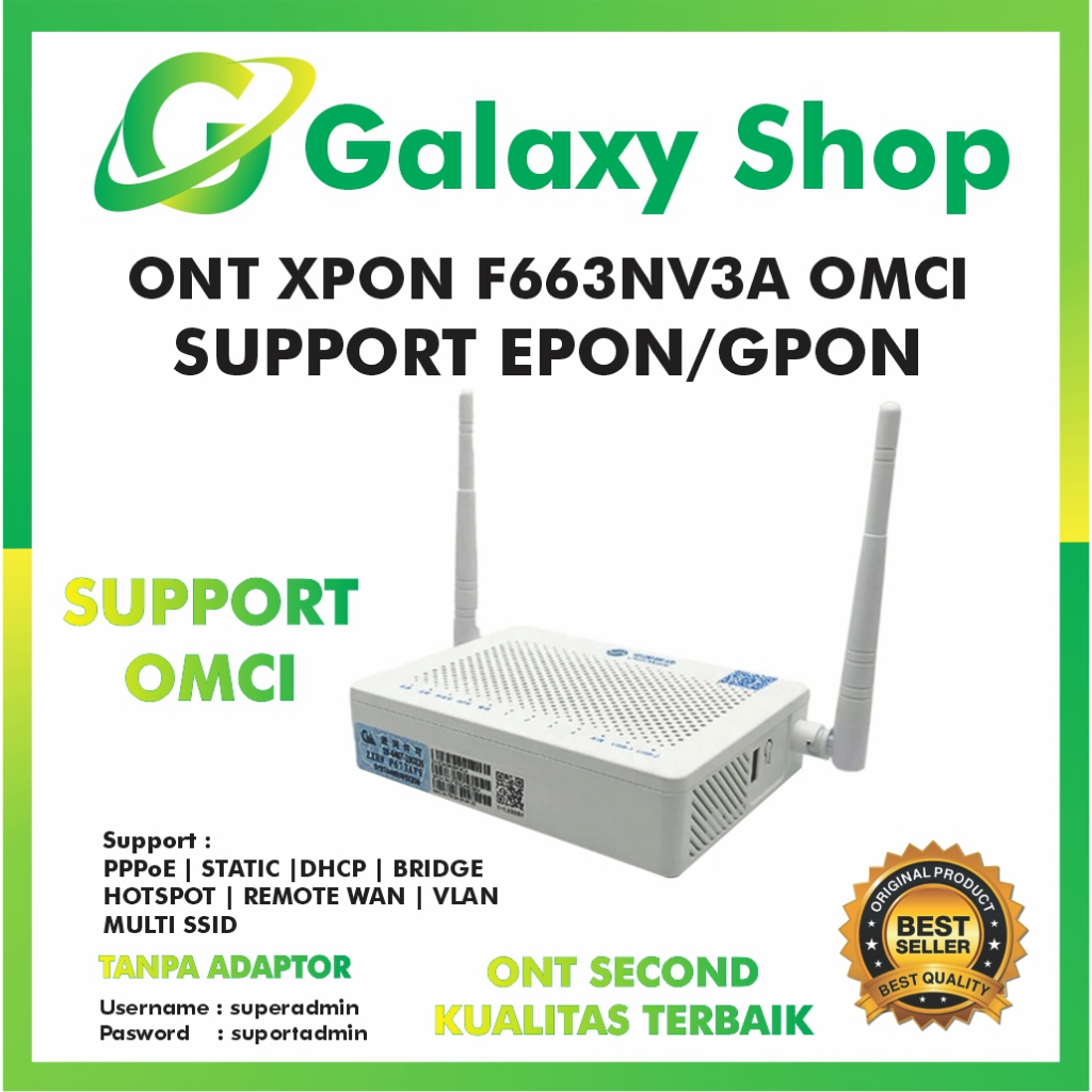 Jual Xpon Onu Ont F663NV3a Support OMCI Second | Shopee Indonesia