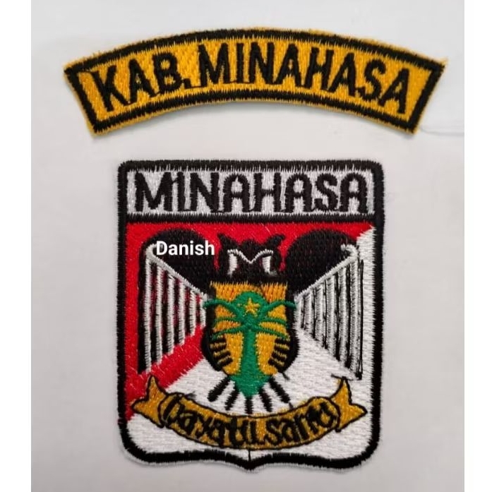 Jual BET BORDIR LOGO LAMBANG DINAS PNS ASN PEMKAB KABUPATEN MINAHASA ...