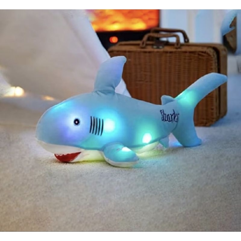 Jual boneka ikan hiu LED menyala ukuran s mainan anak anak | Shopee ...