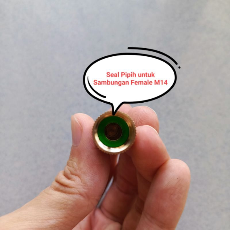Jual Seal Karet Pipih, Outer Diameter 12mm, Inner Diameter 7mm (cocok ...