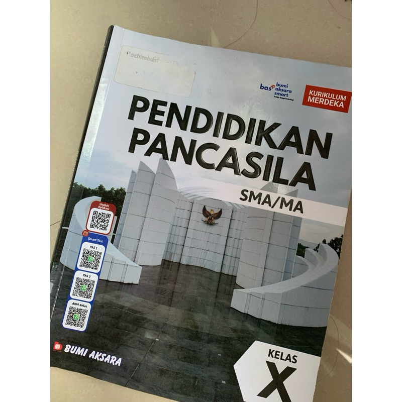 Jual PRELOVED - BUKU PAKET PENDIDIKAN PANCASILA SMA/MA KELAS X PENERBIT BUMI AKSARA | Shopee ...