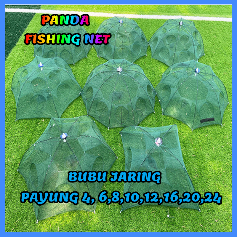 Jual Perangkap Bubu Payung 8 lubang Beberapa Ukuran Tinggal Pilih Alat Jaring Pancing Jala Ikan ...