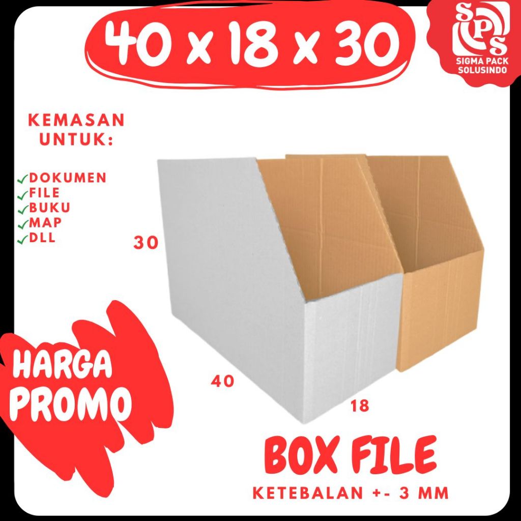 Jual Box File 40x18x30 Bondex Map Folder Map Bindex Partisi Box Bin ...