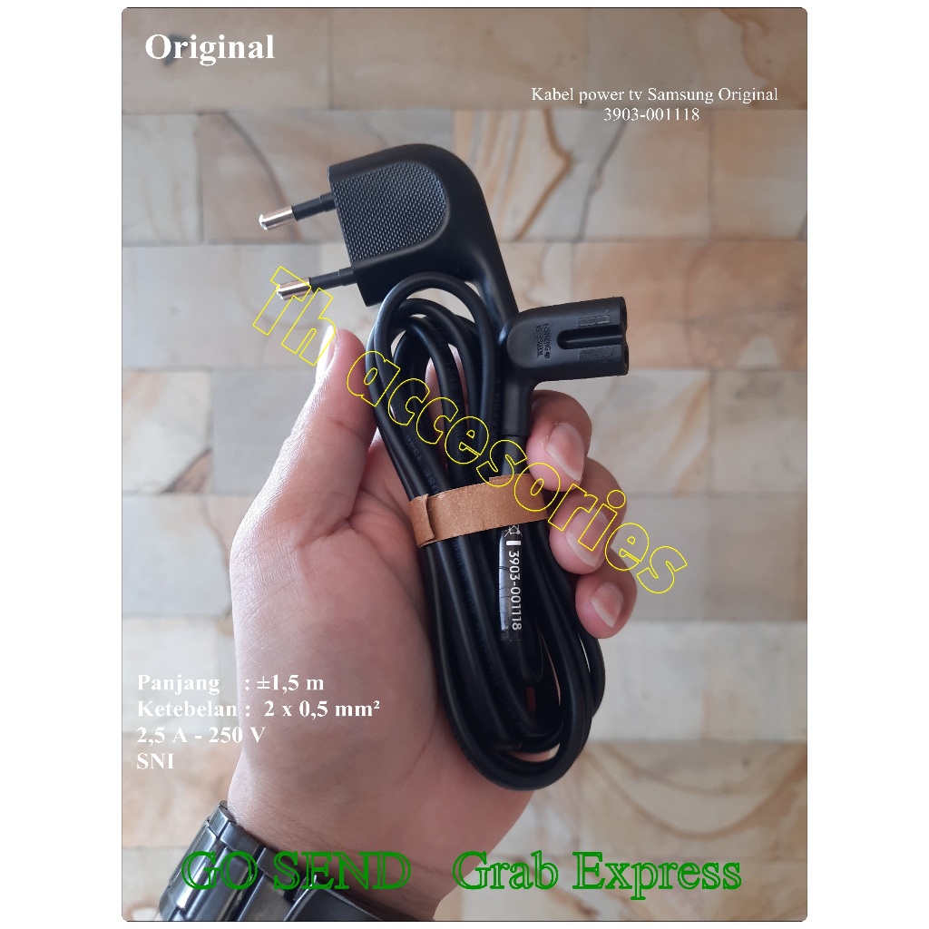 Jual Kabel power Tv led Samsung original dan Soundbar samsung original ...