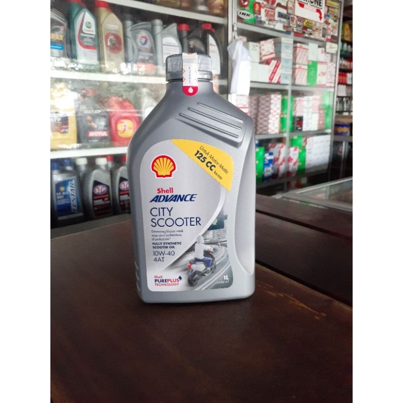Jual Oli Mesin Shell Advance City Scooter 10w40 Fully Synthetic ...