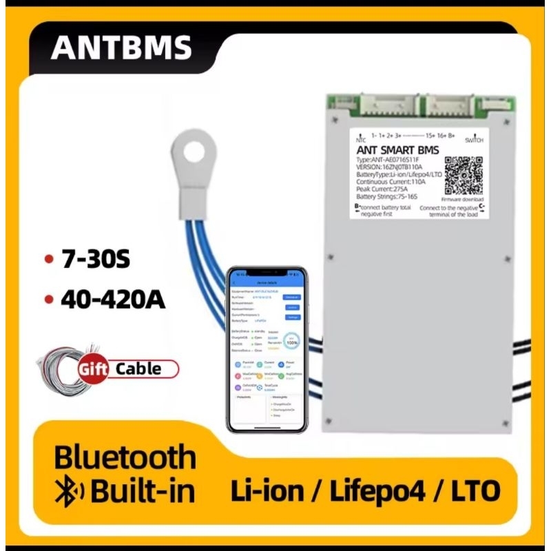 Jual SMART ANT BMS LI-ION, LIFEPO4, LTO | Shopee Indonesia