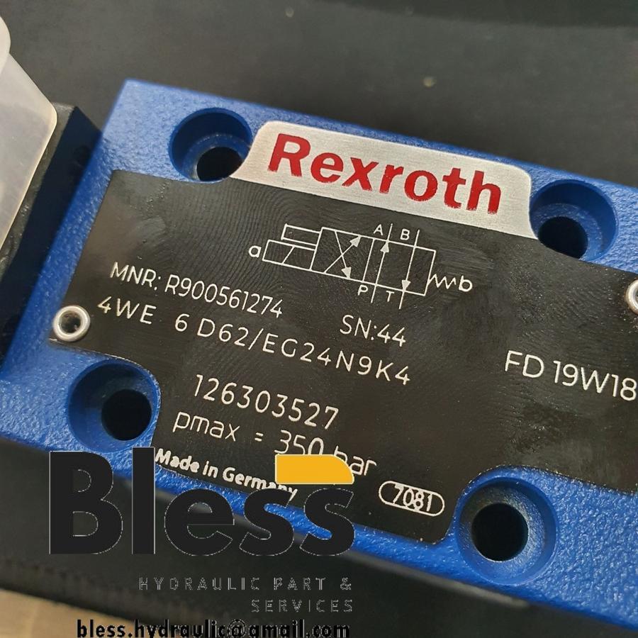 Jual Hydraulic Selenoid Valve Rexroth 4WE 6 D 62 / EG 24 N9K4 - 6 D, AC ...