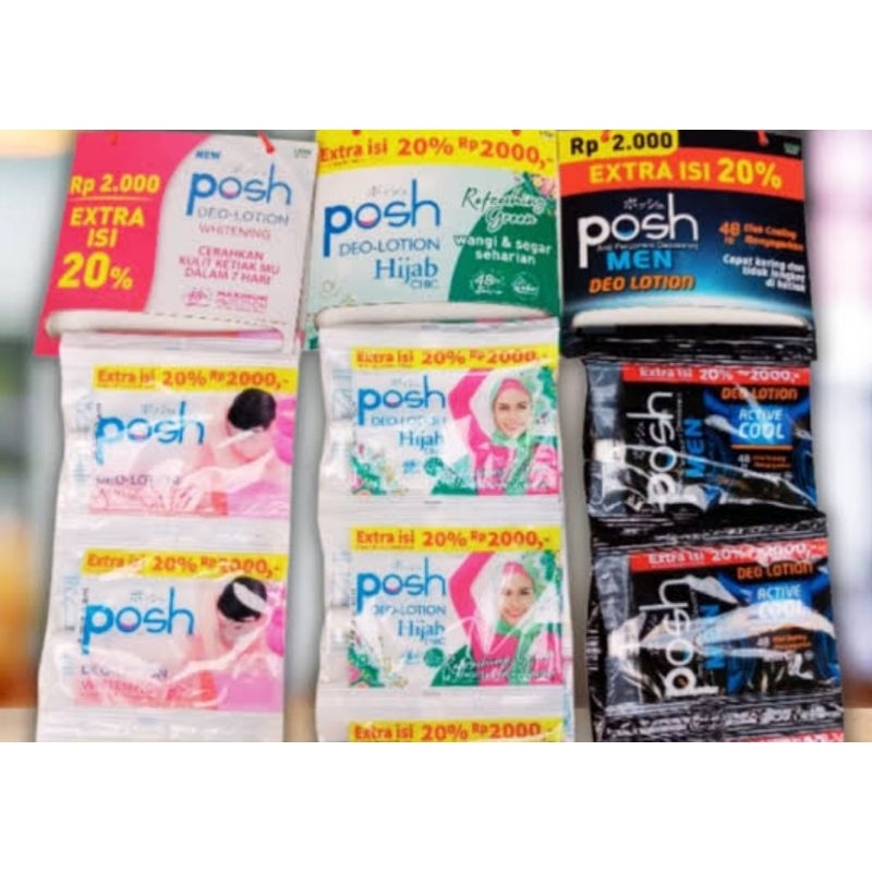 Jual Posh Deolotion Sachet Isi 12pcs |Hijab |Cowok |Cewek | Shopee ...