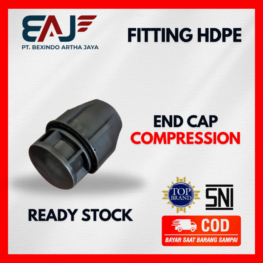 Jual End Cap Pipa Hdpe Ukuran 4 Inch 110 mm | End Cap (DOP) Compression ...