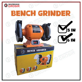 Jual Mesin Gerinda Duduk 5 & 6 Inch/ Bench Grinder Duduk 5" 6" MC Tech ...