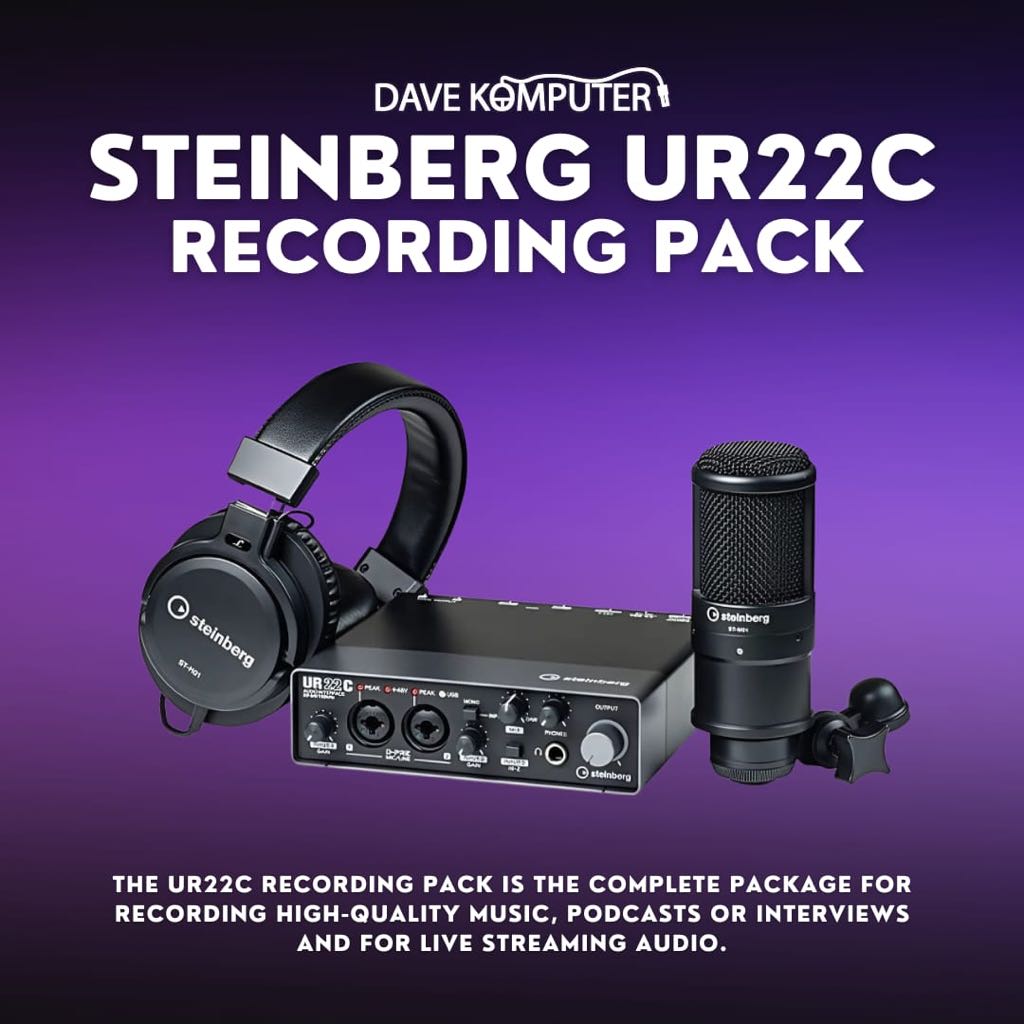 Jual Steinberg UR22C Recording Pack | Shopee Indonesia