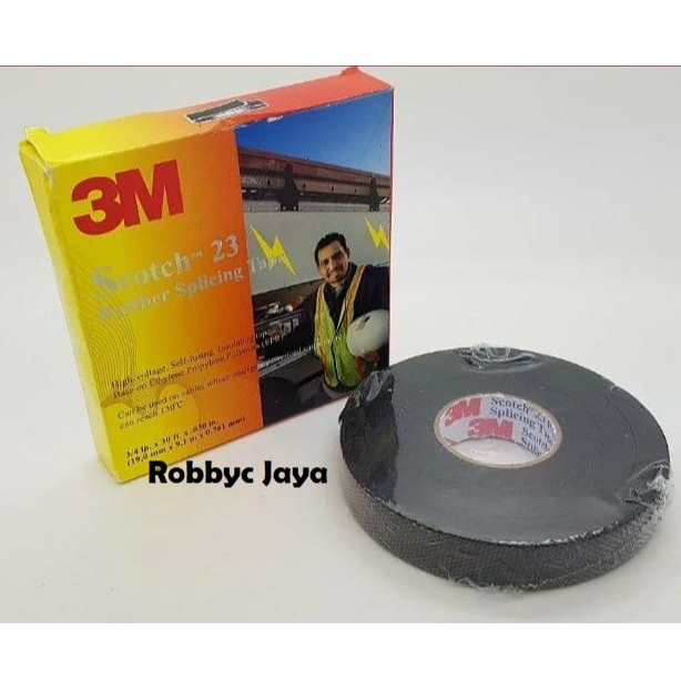 Jual Isolasi Listrik 3M Rubber Splicing Tape Scotch 23+ Solasi Tahan ...