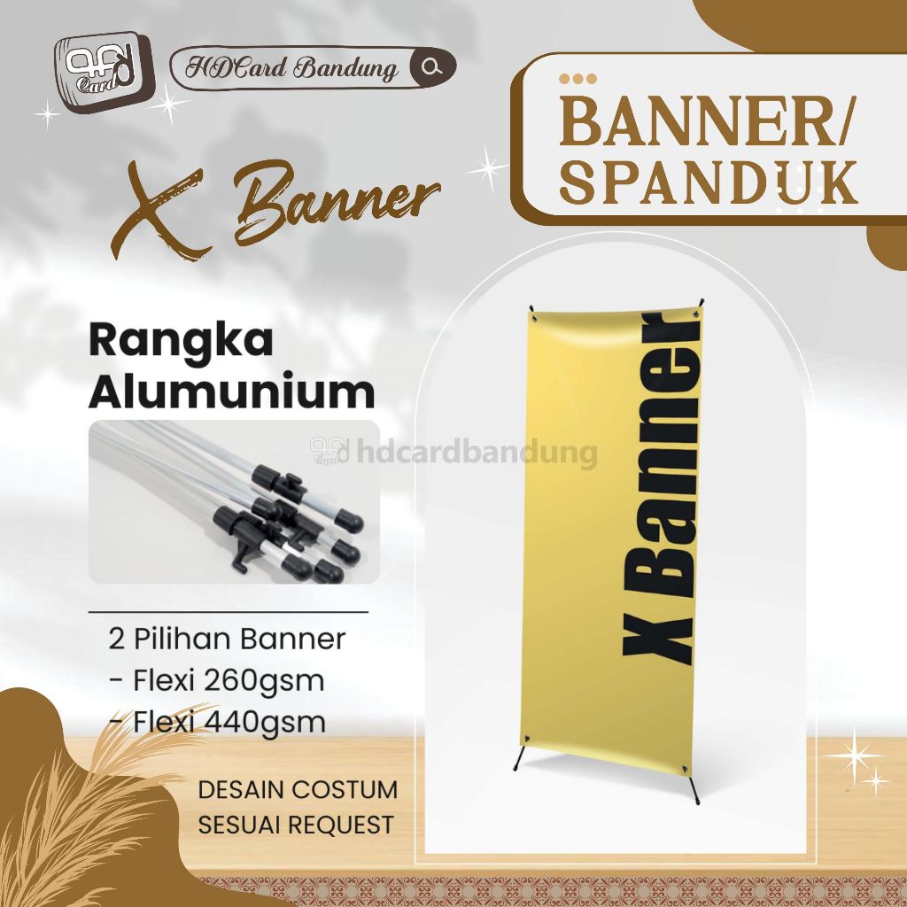 Jual Paket X Banner + Tiang/Rangka Free Desain Spanduk Olshop Wedding ...