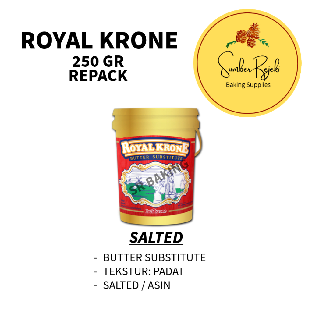 Jual Royal Krone Butter 250 Gr / 250gr SALTED | Shopee Indonesia