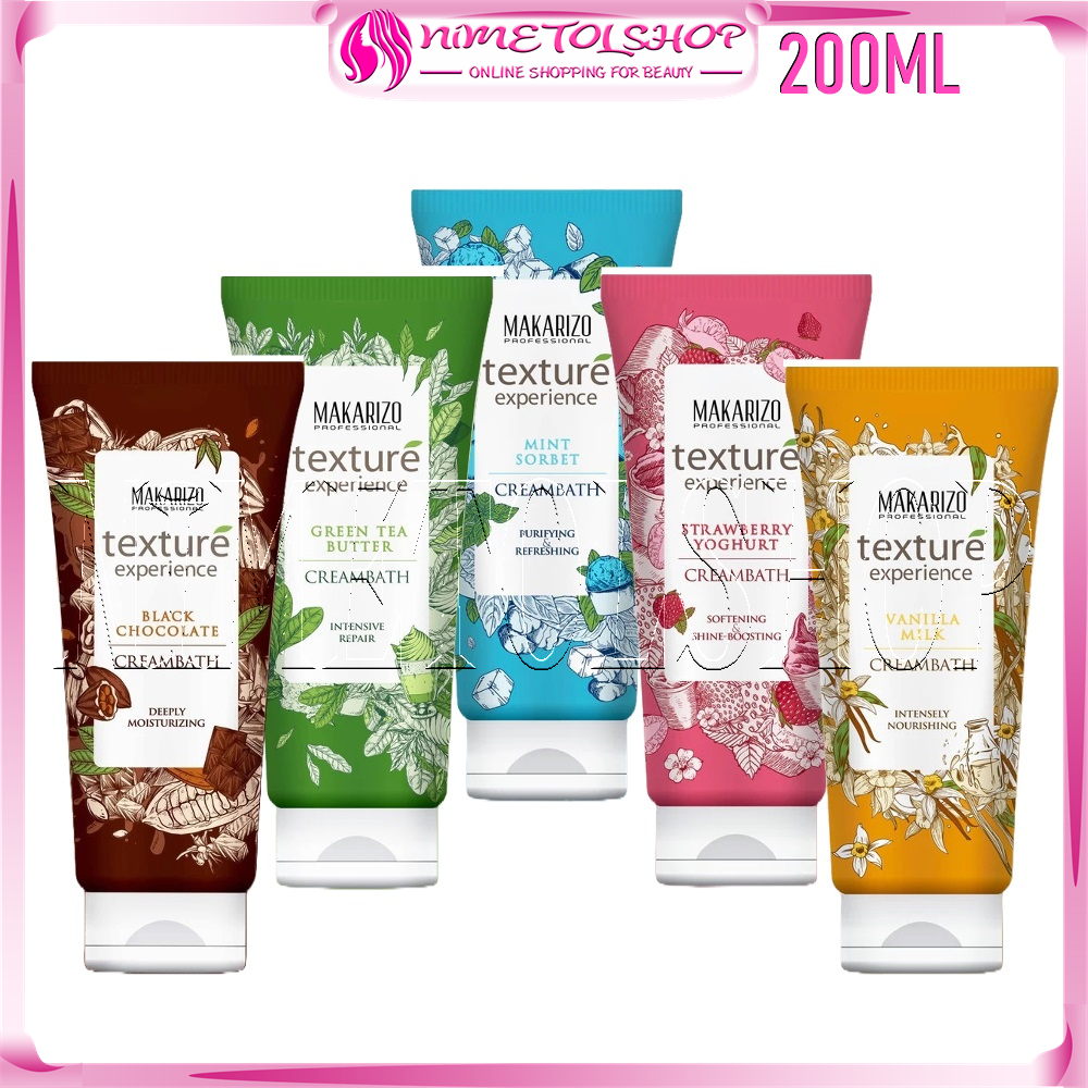 Jual MAKARIZO Texture Experience Creambath 200ml Tube Hair Treatment ...