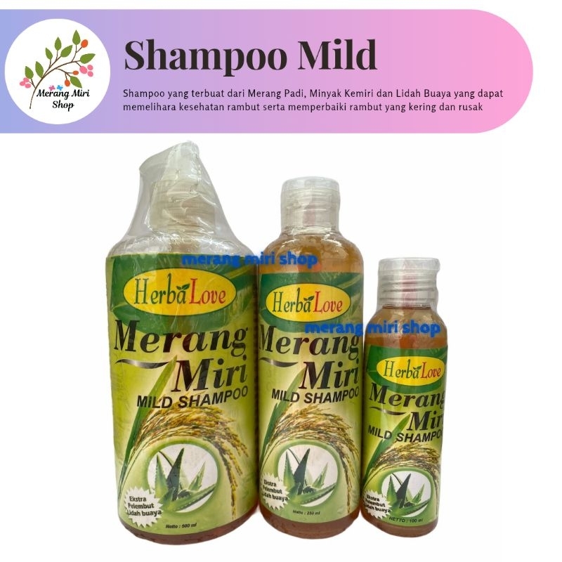 Jual Shampoo Merang Miri Mild | Shopee Indonesia