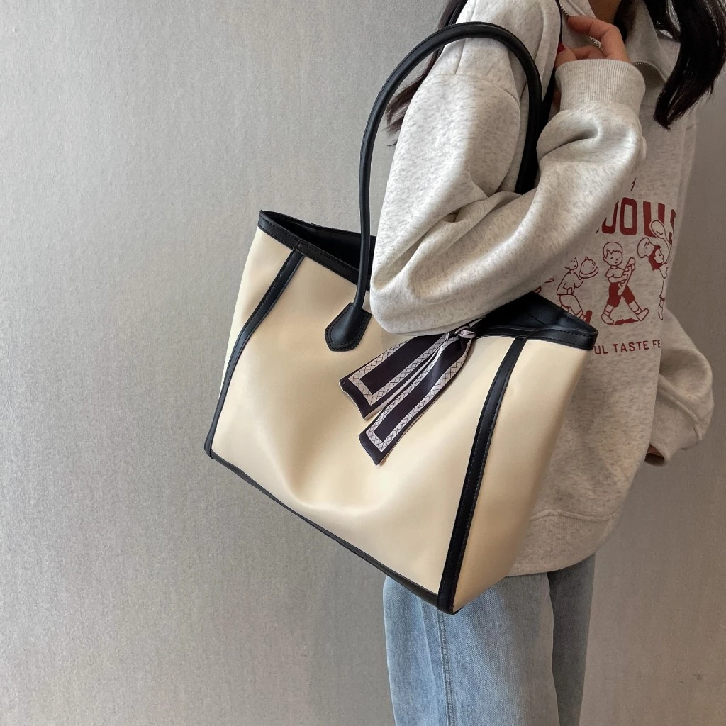 Jual Tote bag kuliah kerja kapasitas besar muat laptop Shoulderbag ...