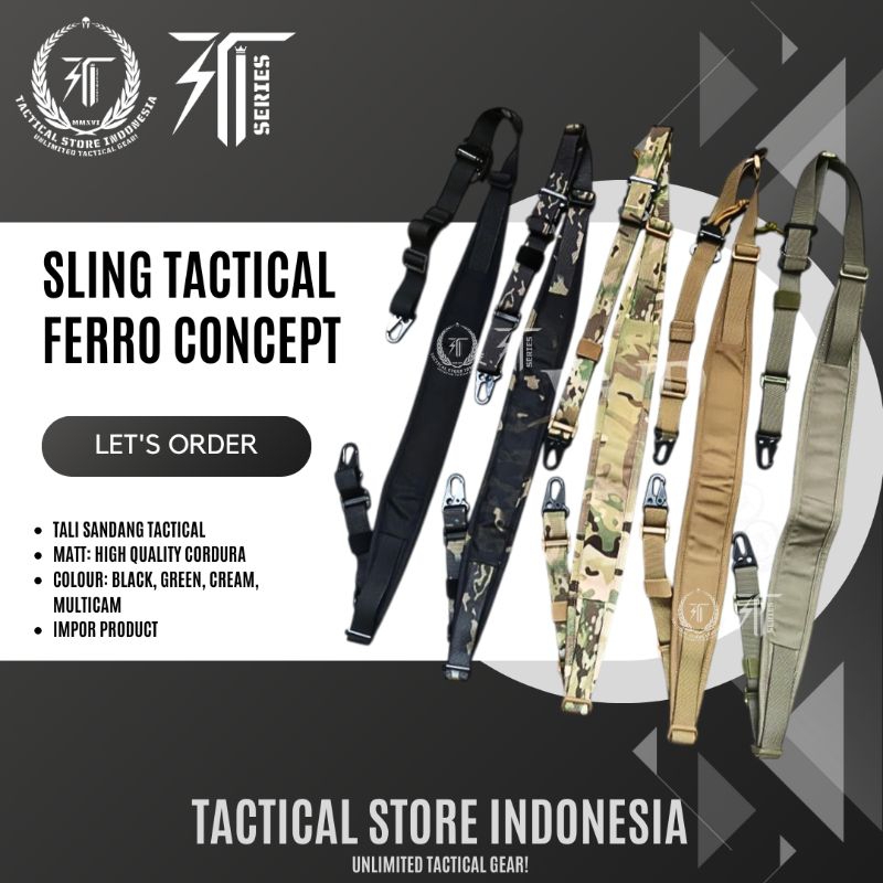 Jual TSI SERIES ® Tali Sandang Two Point SF - Multicam Black, Multicam ...
