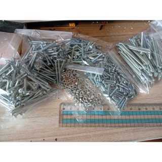 Jual BAUT M3/3mm panjang 10/15/20/25/30/40/50/60 mm ( baut + mur ...